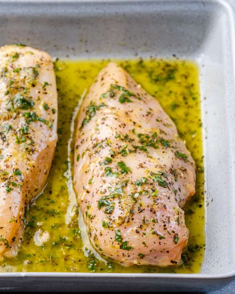 Garlic and Herb Marinated Chicken Breast – Oliver's Butcher & Catering
