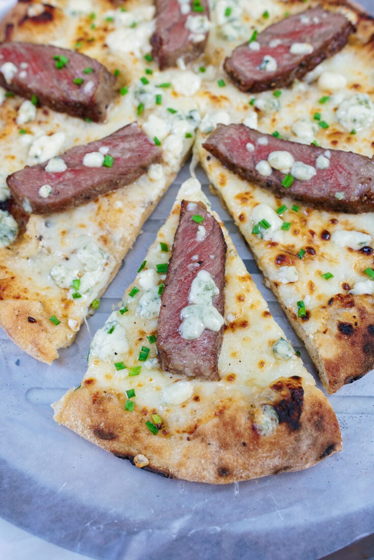 Steak and Blue Cheese Pizza – Oliver's Butcher & Catering